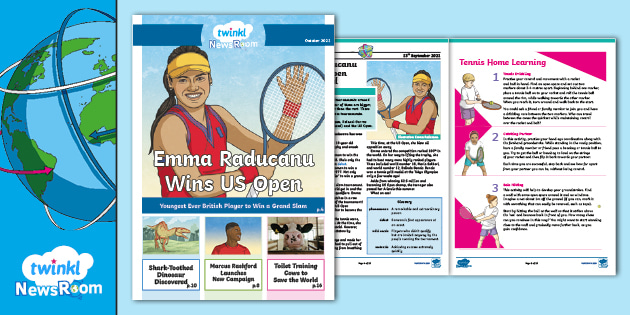 NewsRoom KS2 News Magazine - October 2021 (teacher made)
