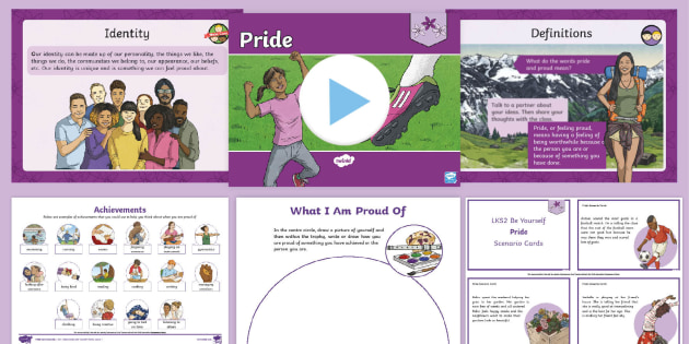 LKS2 Pride Lesson Pack | PSHE and Citizenship Be Yourself