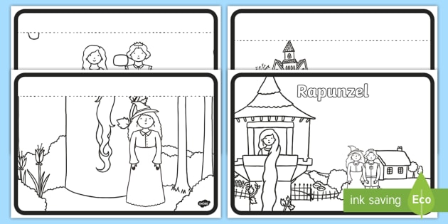 Rapunzel Story Sequencing (Text Box)
