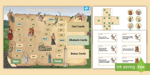 The Romans Collecting Facts Board Game