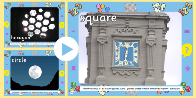 2D Shapes Photo PowerPoint (teacher made)