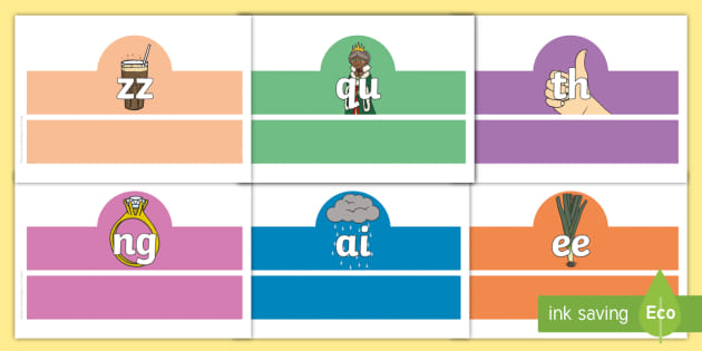 Phase 3 Digraph Headbands (teacher made)