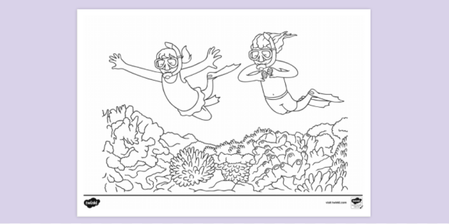 coral coloring book