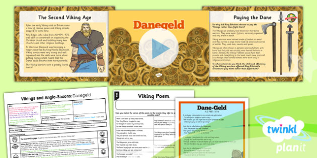 Danegeld KS2 Lesson Pack - History: Vikings and Anglo-Saxons