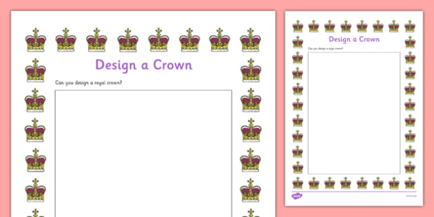 Design a Crown Worksheet / Worksheet, worksheet