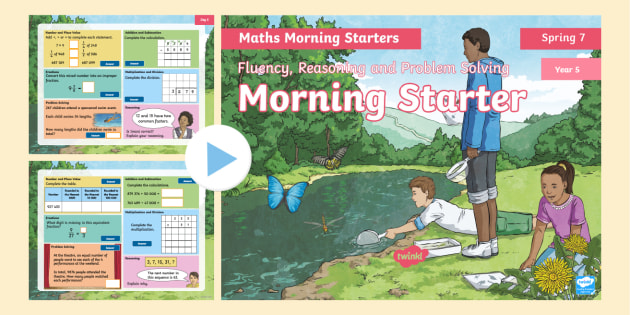 👉 Year 5 5 minute filler question PowerPoint