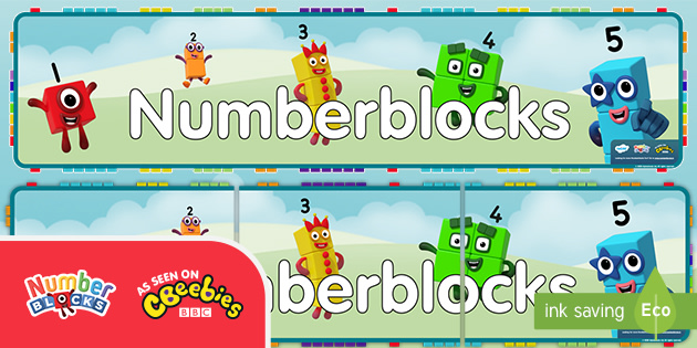 FREE! - 👉 Numberblocks Display Banner - Maths Teaching Resources