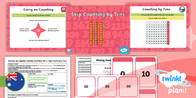 Year 1 Number and Place Value: Skip Counting Lesson 3