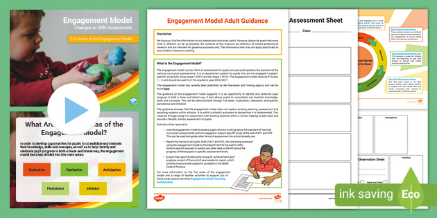 Engagement Model Adult Guidance Complete Pack (teacher made)