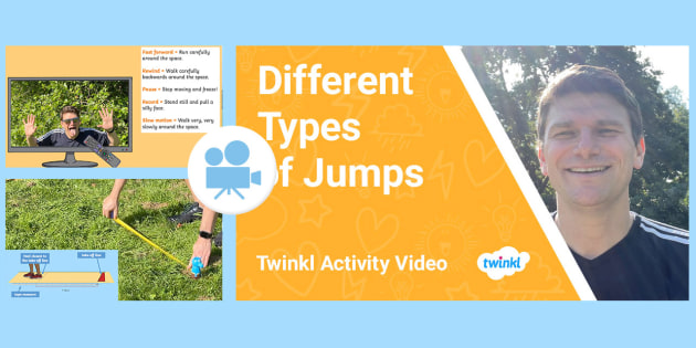 FREE! - KS1 (Ages 5-7) Activity Video: Different Types of Jumps
