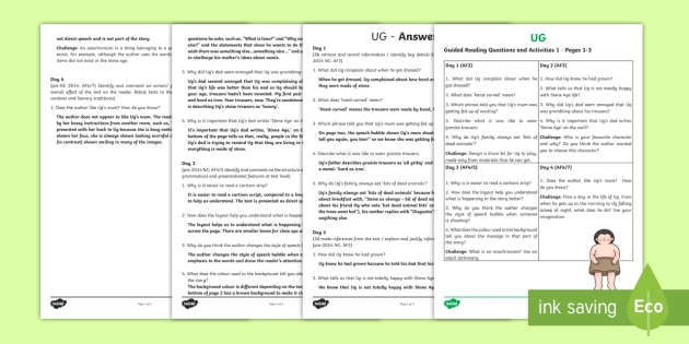 Guided Reading Questions Pages 1-3 to Support Teaching on Ug
