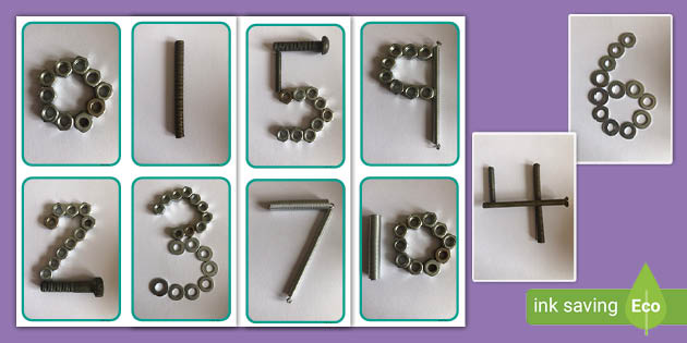 Loose Parts Numbers 0-10 Flashcards (teacher made)