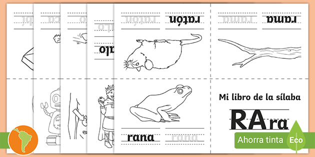 Mini libros de la letra r (teacher made)