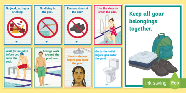 Splash Pool Secondary Display Posters - SEN Resources, Special Educational