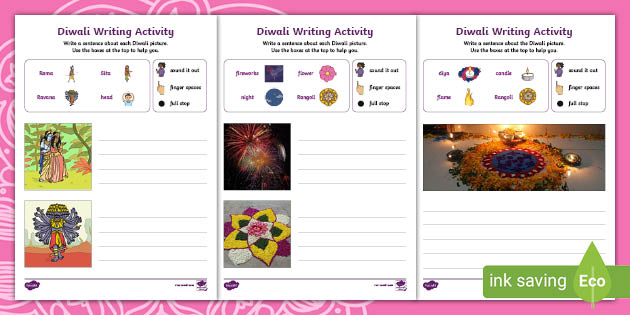 Diwali Early Writing Activities