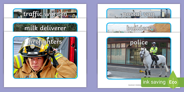 People Who Help Us Display Photos (teacher made)