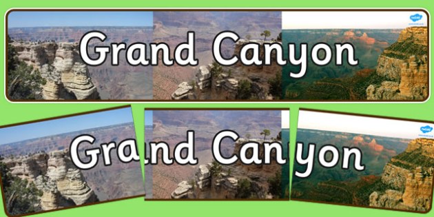 👉 Grand Canyon Display Banner (teacher made)