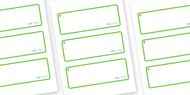 FREE! - Monkey Puzzle Tree Themed Editable Drawer-Peg-Name Labels (Blank)