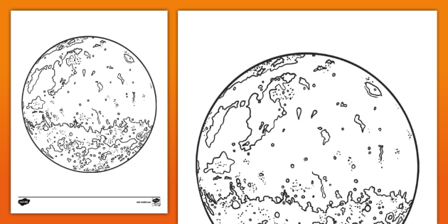 planet mars coloring pages