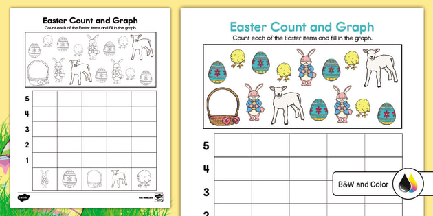 Easter Count and Graph Activity | Easter | Twinkl USA