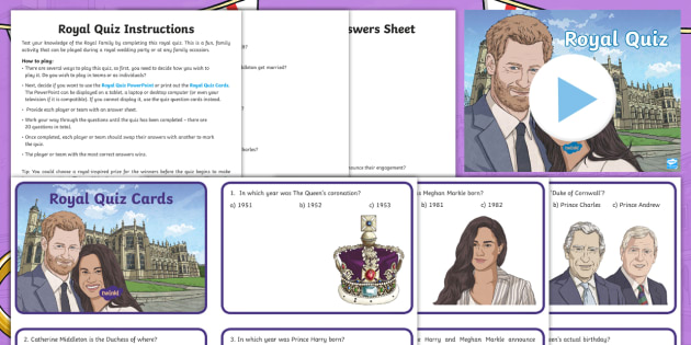 Royal Family Pop Quiz