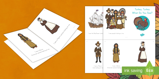 Turkey, Turkey What Do You See? Thanksgiving Emergent Reader - thanksgiving