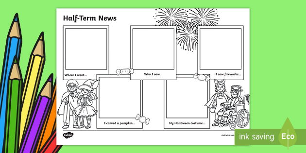 KS1 Half-Term News Activity (teacher made)