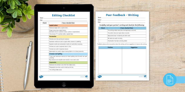 Editable Checklists | twinkl.com.au