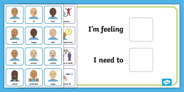 Twinkl Symbols: Self-Regulation Strategy Board