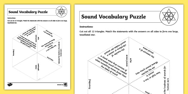 Sound Vocabulary Puzzle