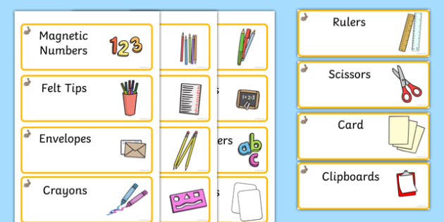 FREE! - Rabbit Themed Editable Writing Area Resource Labels