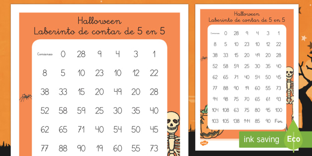 Hojas De Trabajo Para Contar De 5 En 5 Trazos Y Conteo De Números