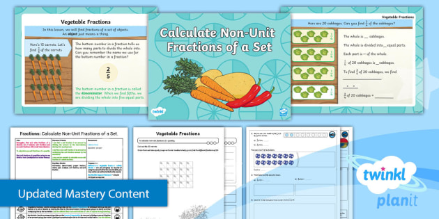 Y3 Recognise and Find Fractions of a Set 2 (teacher made)