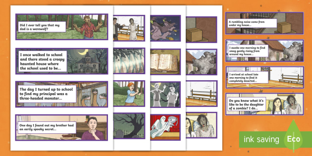 Halloween Story Cards | Teacher Made Resource | Twinkl