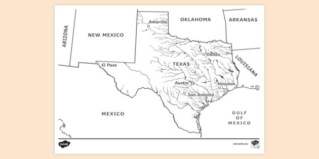 Texas Colouring | Colouring Sheets