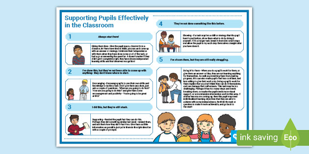 Supporting Pupils Effectively in the Classroom