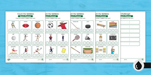 Counting Syllables Activities | twinkl.com.au