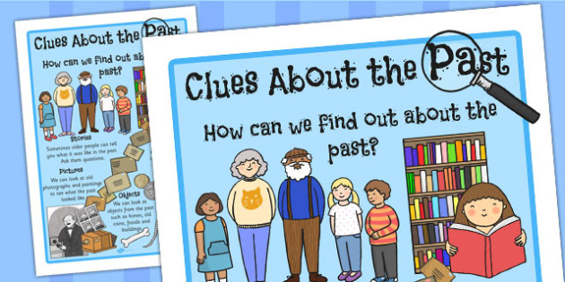 Clues About the Past Display Poster (teacher made)