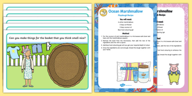 All About Me My Senses Playdough Recipe and Mat Pack