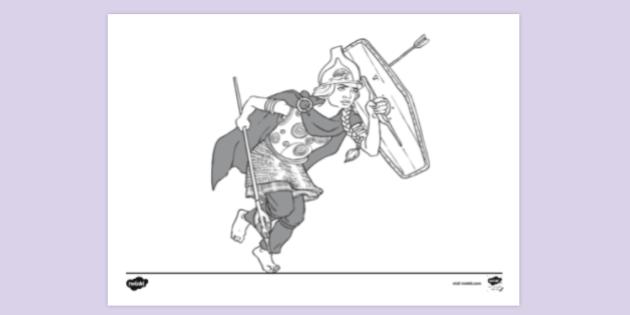 Badb Catha Colouring | Colouring Sheet