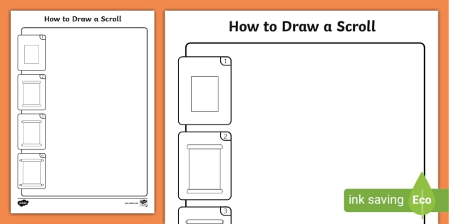 How to Draw a Scroll