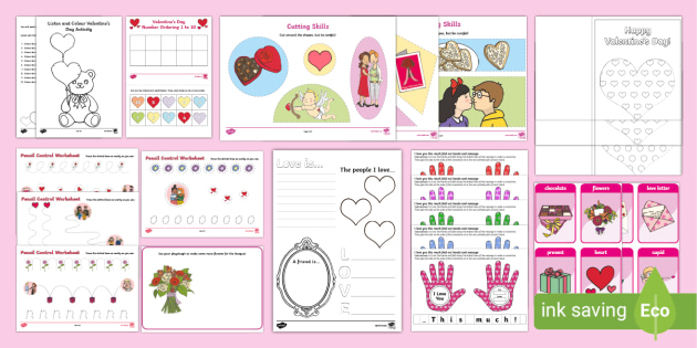 Printable Valentine's Day Activities for Kids - Twinkl Pack