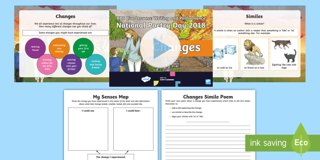 LKS2 BBC Teach: Writing and Performance Poetry Live Lesson - Changes Poetry