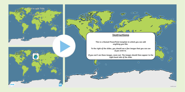 FREE! - Earth Theme Background PowerPoint Template