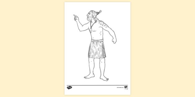 Maui Angry Colouring Sheet | Colouring Sheets (teacher made)