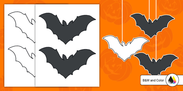 printable bats for halloween