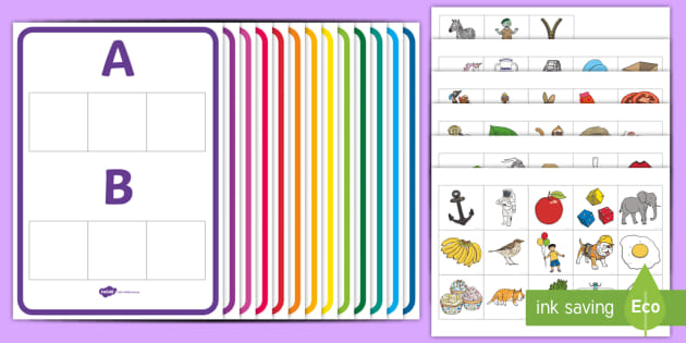Phonics A - Z Sorting Card Game (teacher made)