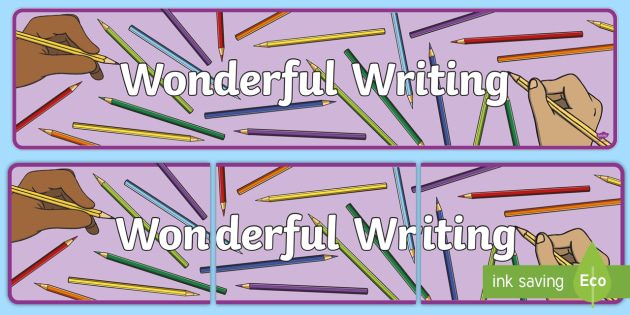 Wonderful Writing (teacher made)