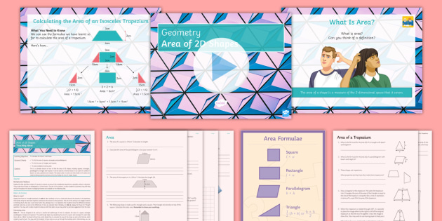 FREE! - Area, Perimeter and Volume Lesson 1: Area of 2D Shapes