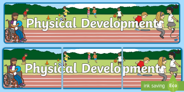 Physical Development Display Banner (teacher made)